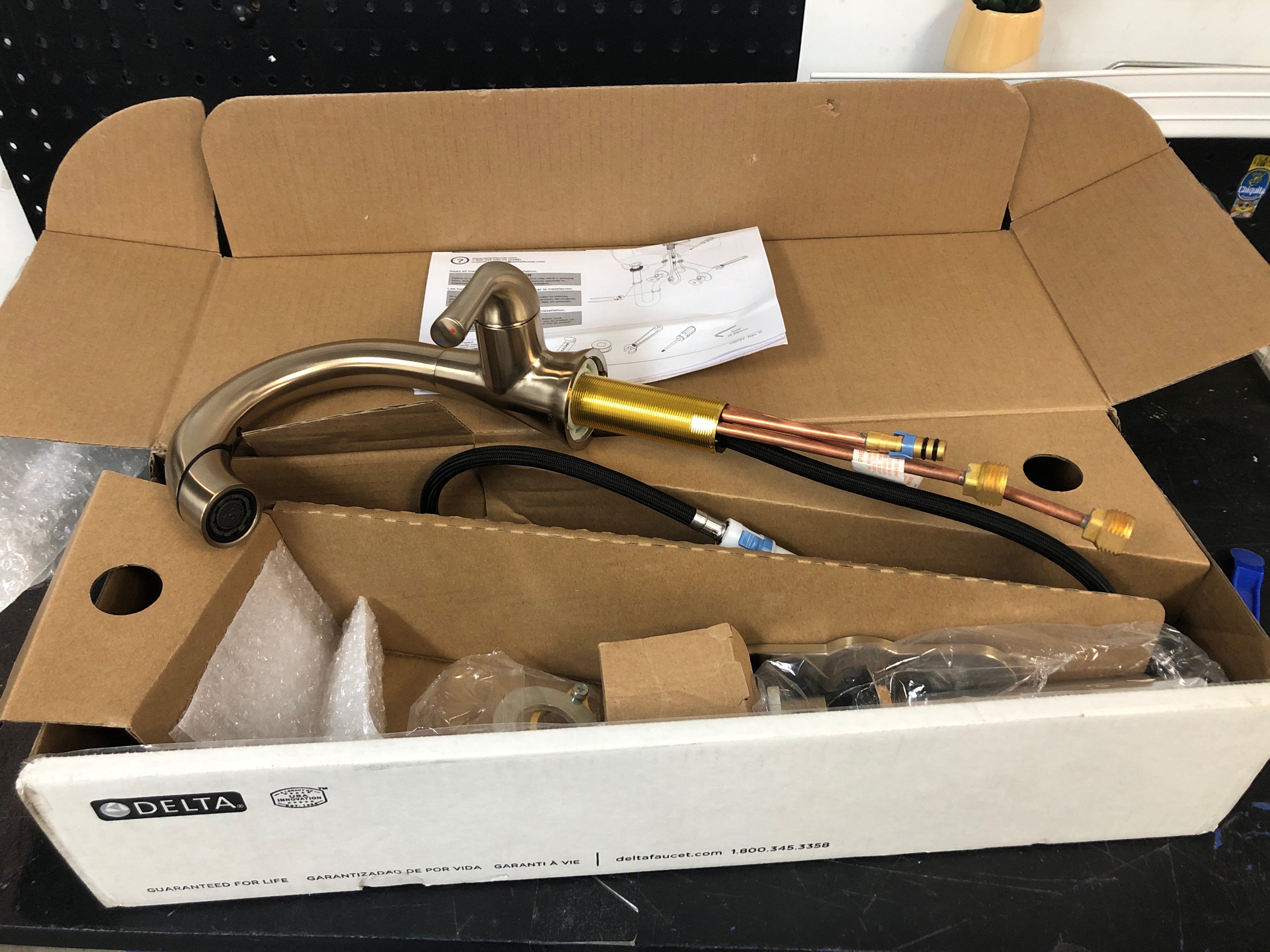 Delta 533LF-CZPDMPU Kayra 1.2 GPM Single Hole Pull-Down Bathroom Fauce